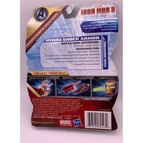 Marvel | Toys | Nib Iron Man 3 Hydro Shock Iron Man 375 Action Figure ...